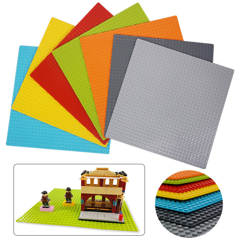 Building Block Base Plate 25 * 25 ซม.Minifigure Base Accessories ...