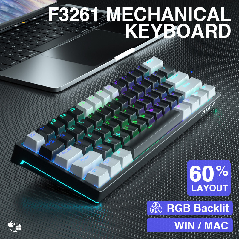 AULA F3261 Mechanical Gamer Keyboard Macro Keyboard Hotswap Gaming ...