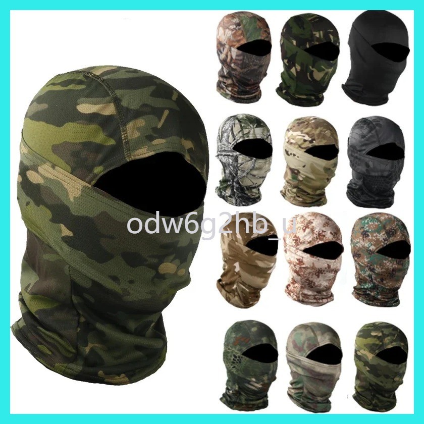 ยุทธวิธี Camouflage Balaclava Full Face Mask Wargame CP ทหารหมวกล่า ...