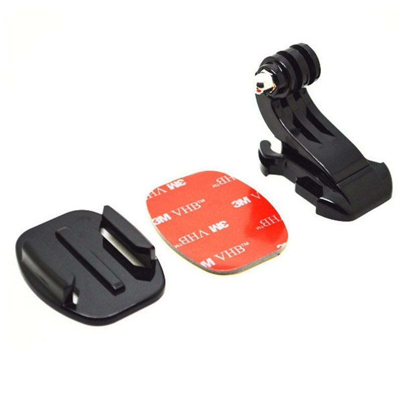 ในสต็อก ชุดเมาท์แบนสําหรับ GoPro J-Hook Buckle Mount + กาวแบน Basic Mount | Shopee Thailand