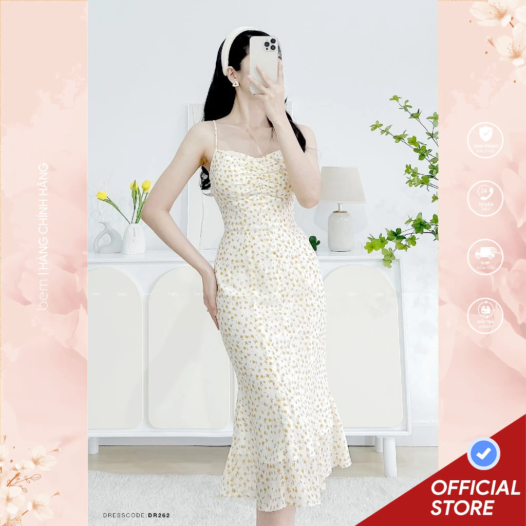 กระโปรงหางปลา , โบว ์ หลัง Bem (DR262 ) | Shopee Thailand