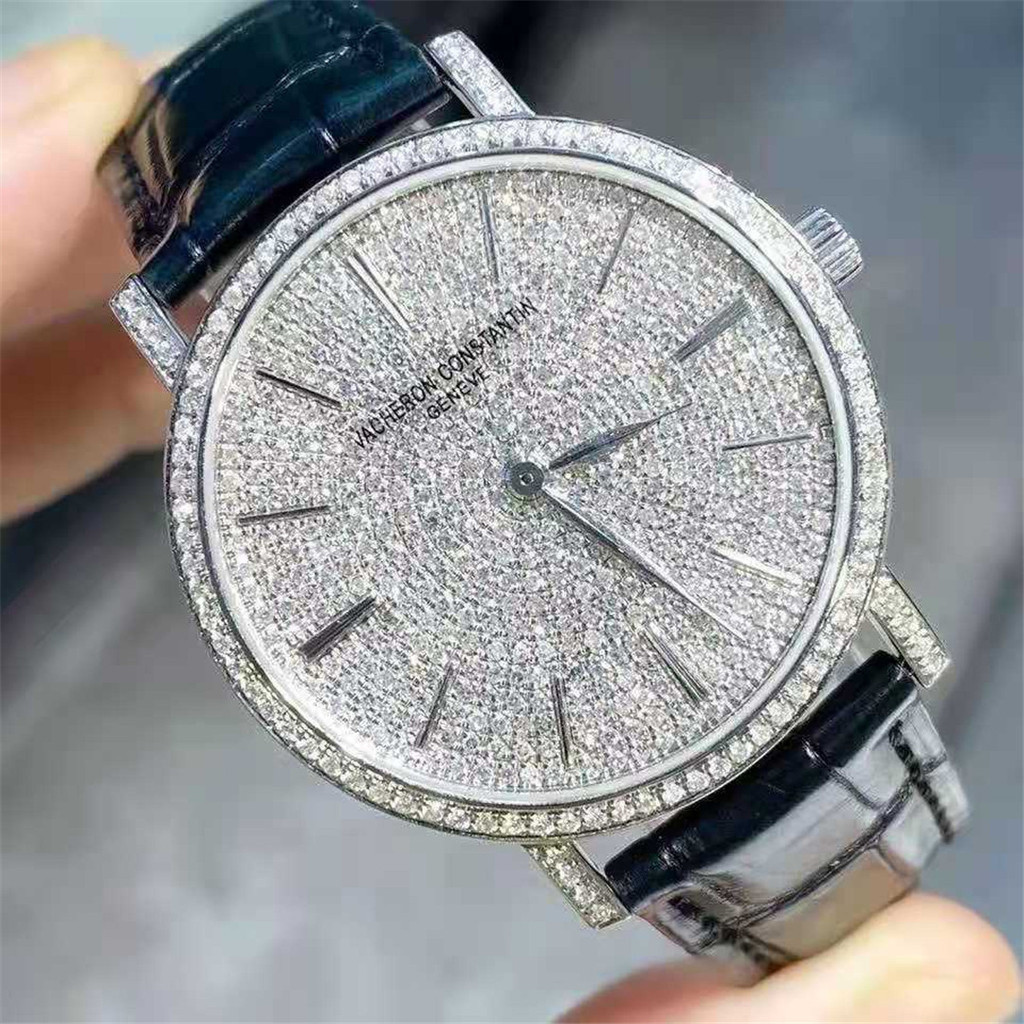 Vc [Vc ] Vacheron Watch Gypsophila White Gold Diamond Back Transparent ...