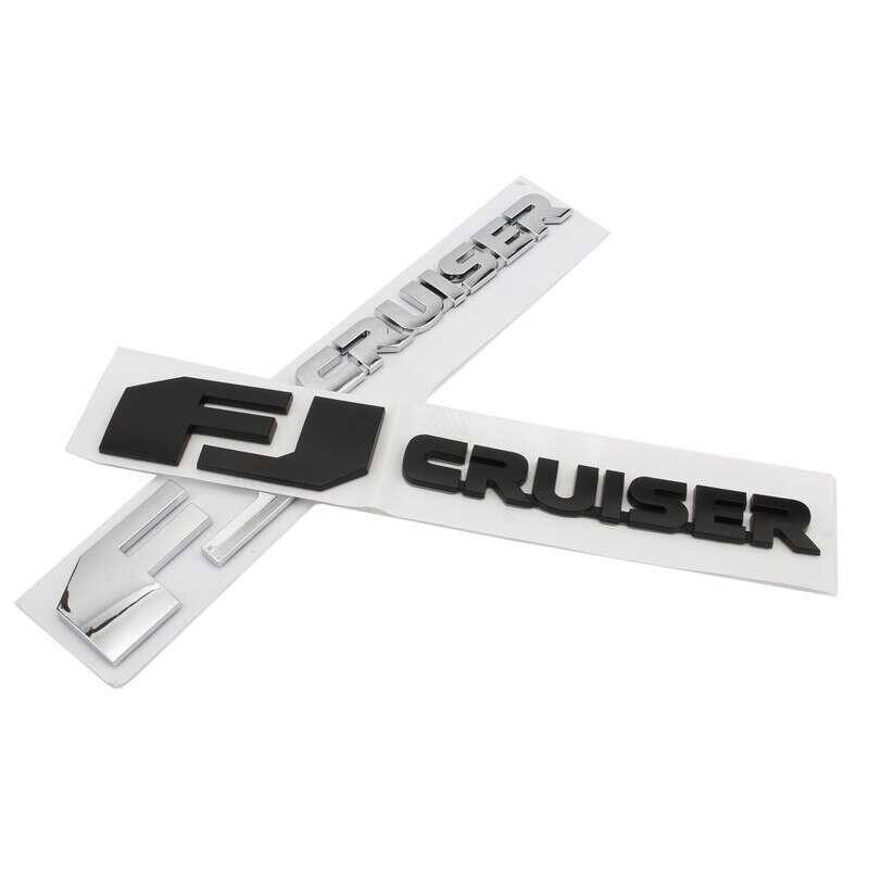3D For Toyota Rear Trunk Body Emblem Badge FJ Cruiser Letter Car ...