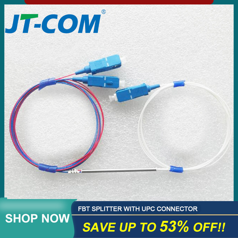 Jt-com 1x2 FBT Splitter Unbalance Ratio พร้อมขั้วต่อ UPC 1310/1490 ...