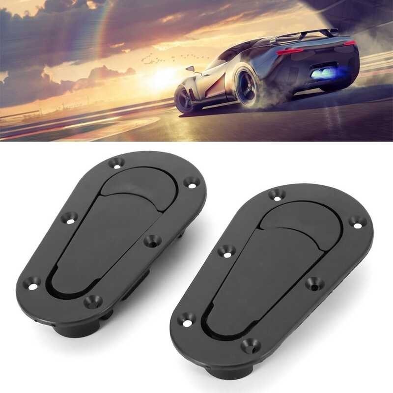 Universal Racing Hood Lock โดยไม่ต้องปิดล็อคชุดสีดำ | Shopee Thailand