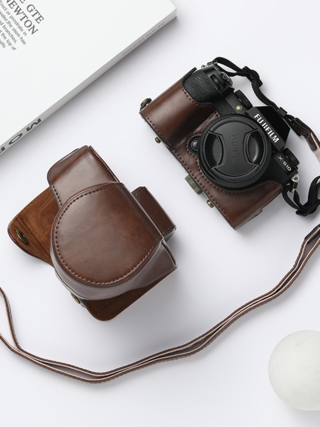 กระเป๋ากล้อง Fuji XT5 XS10 XA5 XA7 XT4 XT20 XT30 รุ่นที่สอง XS20 Micro Single Protective Leather ...