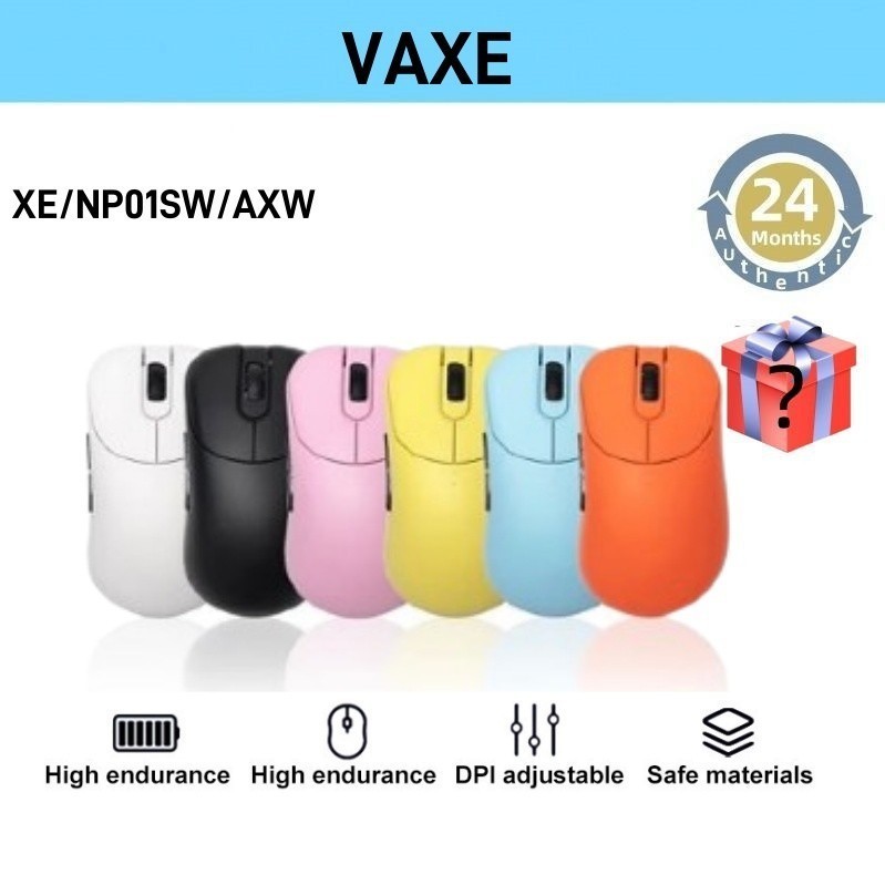 Vaxee XE/NP01SW/AXW Wireless/เมาส ์ ตามหลักสรีรศาสตร ์ ระดับมืออาชีพสําหรับเล ่ นเกมแบบมีสาย ...