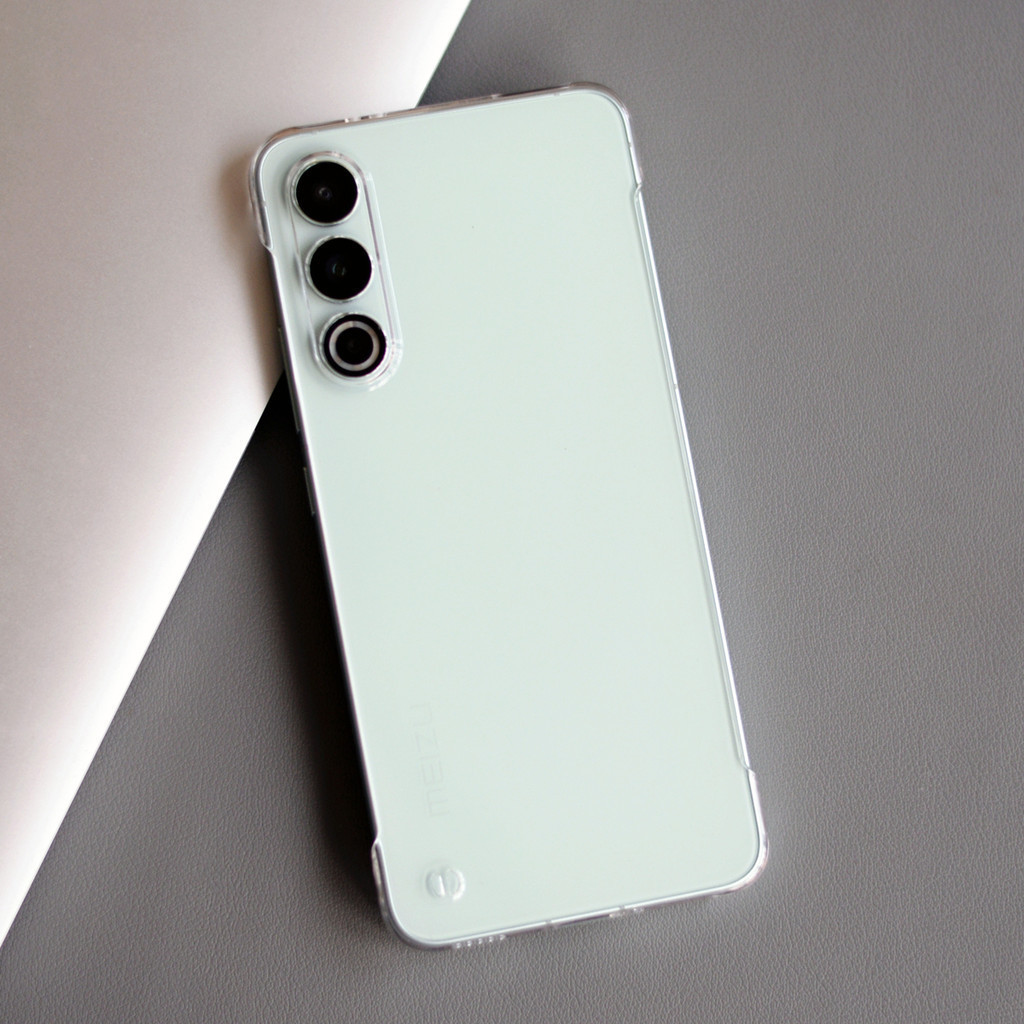 เหมาะสําหรับ Meizu 21 20 20pro 21pro Hard Transparent Ultra-Thin Frameless Simple Yellow Phone ...