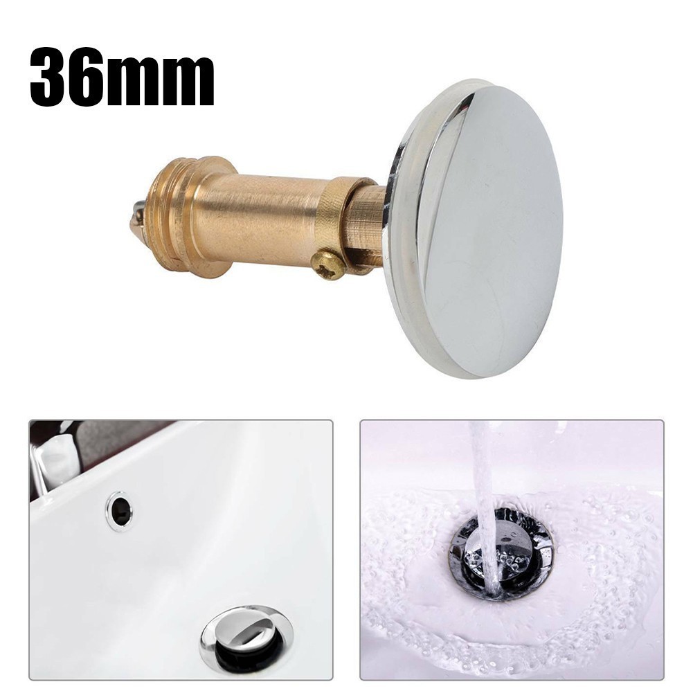 【Sunnylife 】 36 มม . Tap Pop-Up Basin Waste Chrome Sink Push Button ...