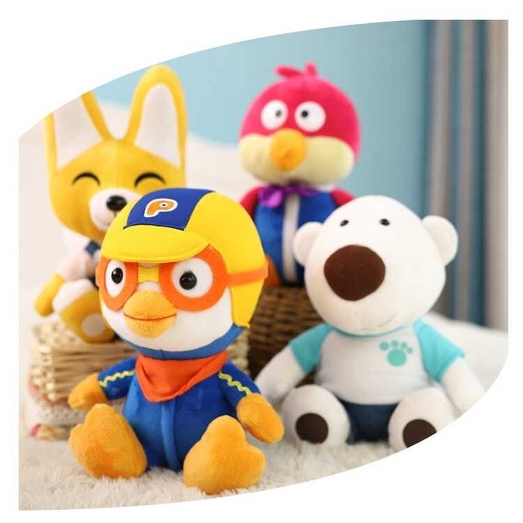 Korea Cartoon Pororo Little Penguin Ty Eddy Crong Loopy Poby Plush Toy ...