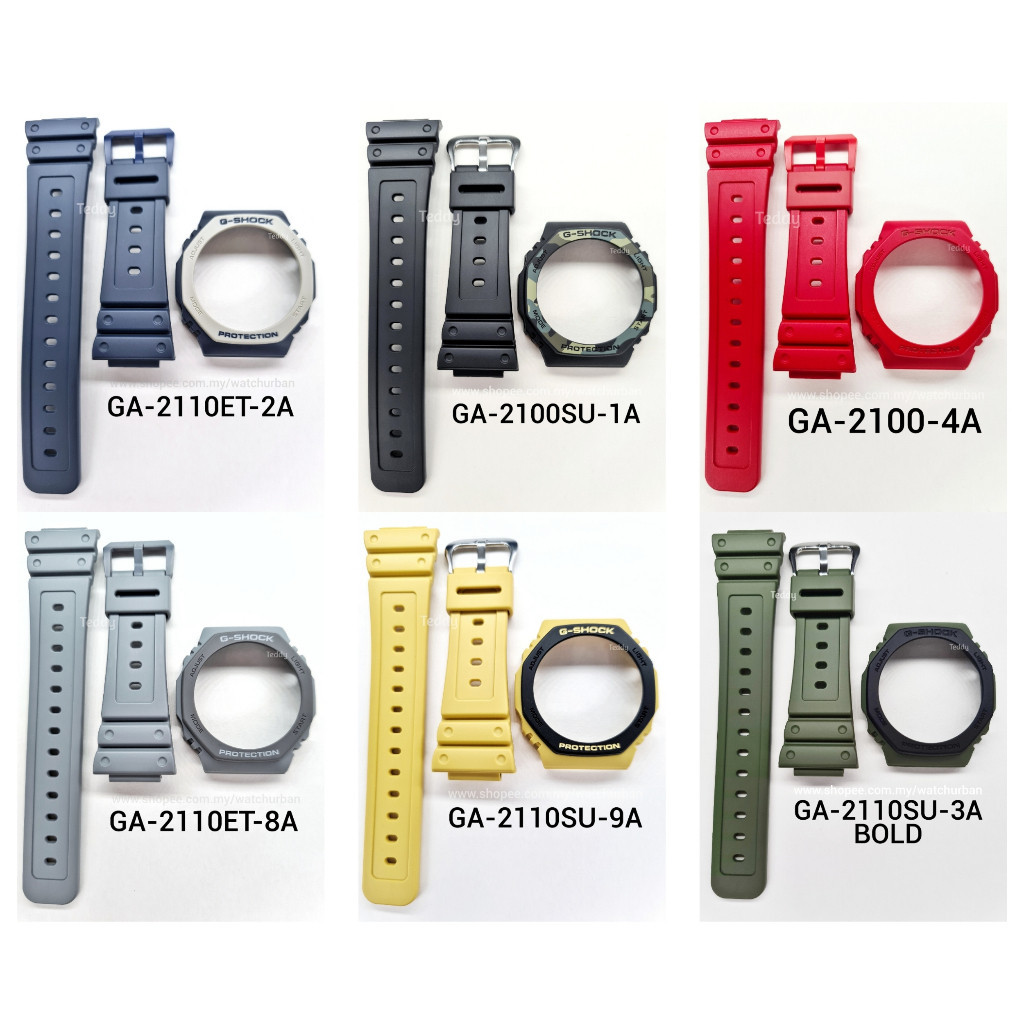 คาสิโอ G-SHOCK BAND และ BEZEL GA2100 GA2110 GA-2100 GA-2110 | Shopee ...