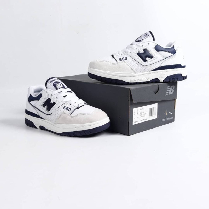 New Balance 550 Navy Blue | Shopee Thailand