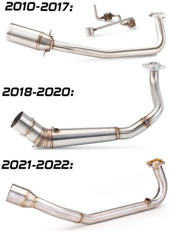 Slip On For Honda Pcx125 Pcx150 Pcx160 2010-2022 Motorcycle Escape Modified Front Connection Mi ...