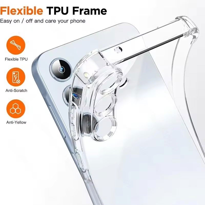เคสใส สำหรับ เคสกันกระแทก รุ่น สำหรับ Samsung ss Galaxy A56 A55 A54 A36 A35 A26 A25 A16 A15 A14 ...