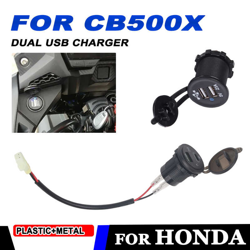 C And USB Fast Charger Relay Adapter Plug Socket For Honda Cb500x 500X ...