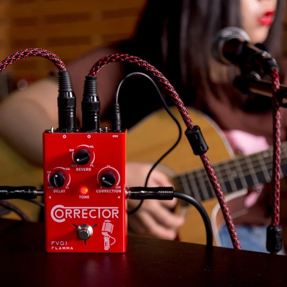 Original FLAMMA FV01 FV02 FV03 FV04 FV05 Vocal Effects โปรเซสเซอร์ ...