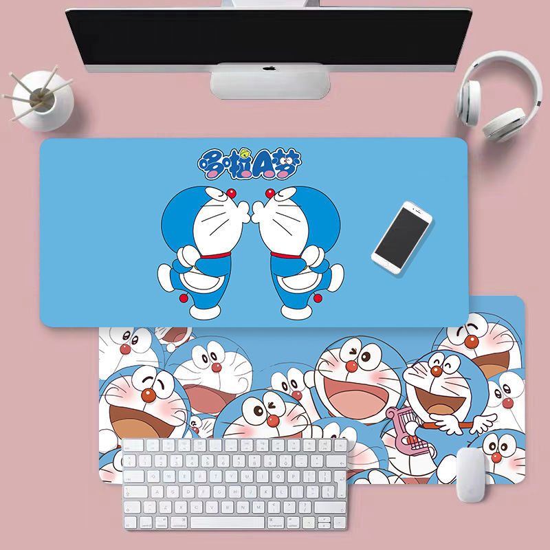 Large Mouse Pad With Cute Cartoon Doraemon Pattern | Shopee Thailand