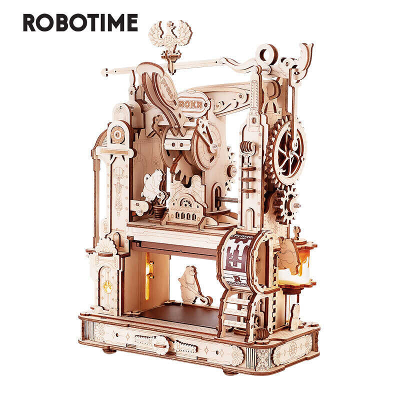 Robotime ROKR 3D Wooden Puzzle Model Kits To Build For Kids Classic ...