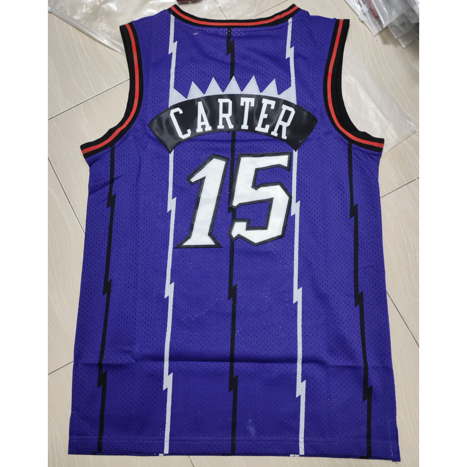 1998-99 NBA Men 's Toronto Raptors #15 Vince Carter เสื ้ อบาสเก ็ ตบอล ...
