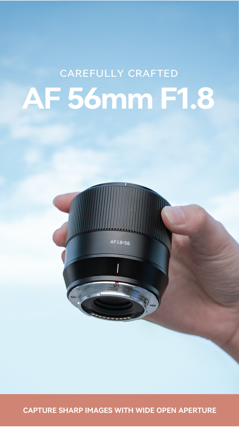 Ttartisan 56mm F1.8 APS-C AF เลนส์โฟกัสอัตโนมัติ ขนาดใหญ่ สําหรับ Sony E A6400 A6300 A7C A7CII ...
