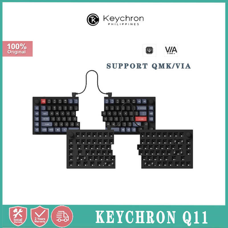 Q11 Q/VIA Keychron split wired knob keyboard | Shopee Thailand