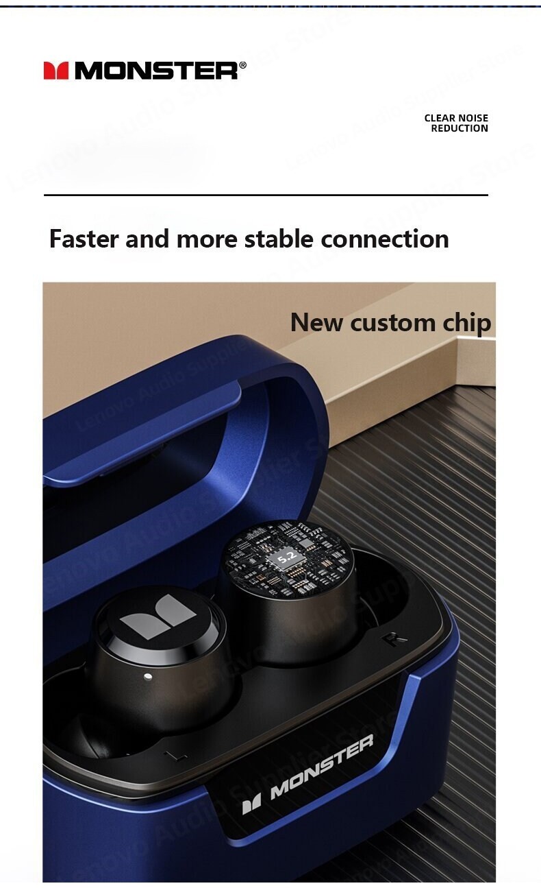 Monster XKT05 TWS Bluetooth 5.0 หูฟังมีสไตล ์ Clear Voice Call หูฟัง ...