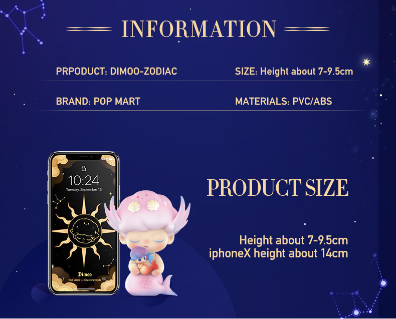 Pop MART Dimoo Zodiac Series ซ ่ อน Dimoo Astrologer รูป | Shopee Thailand