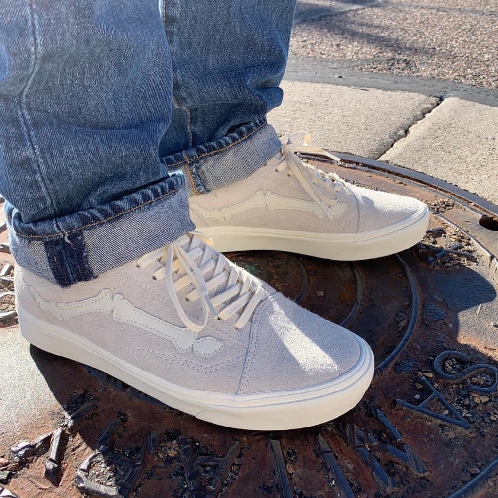 ♞Blends Vans Old Skool ComfyCush Vault OG Style 36 ผ้าใบลำลองสีดำและสี ...