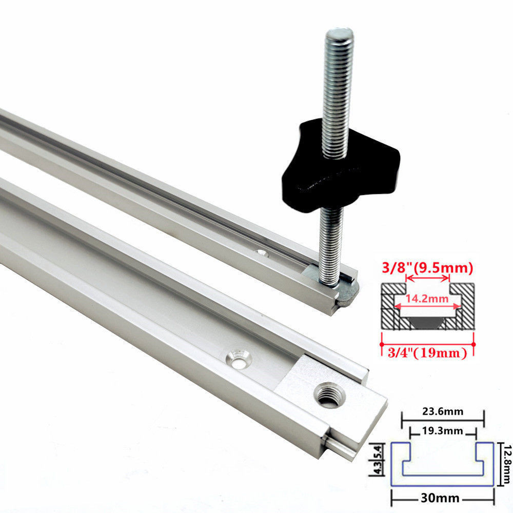 M8 งานไม ้ DIY T-สกรู T-Slider 19/30/45 Universal Slot Fastener Flip ...