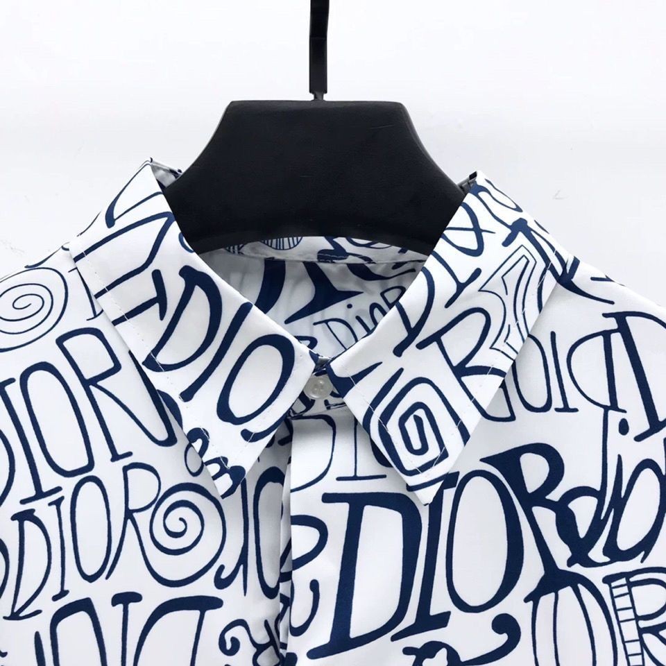 Dior European แบรนด์อินเทรนด์สไตล์ใหม่ส่วนบุคคลและแฟชั่น Graffiti พิมพ์ ...