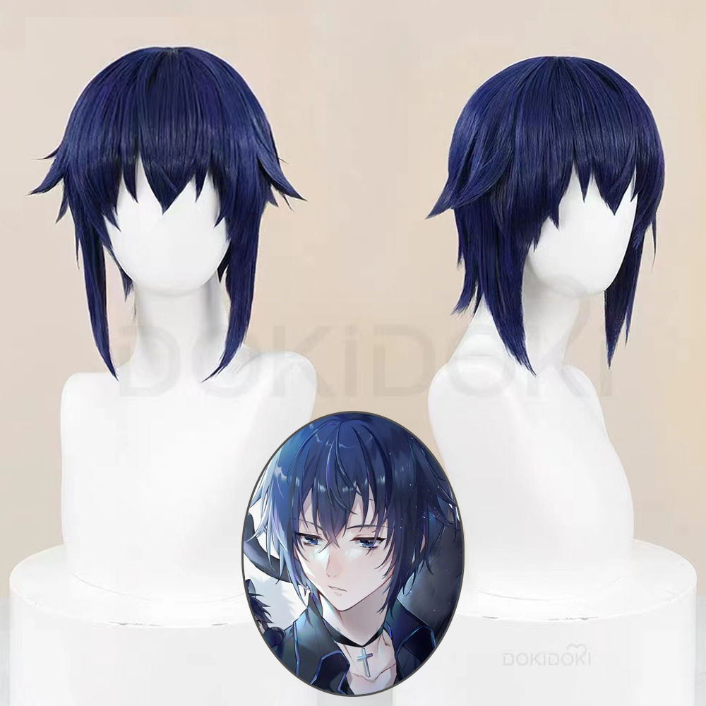 ปกป้อง Sweetheart A Ye Yueyong Ji Dou Cos วิกผมหนังศีรษะจําลองผมสั้นสี ...