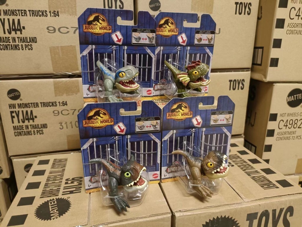 Meitai Jurassic World Small Sleeping Bouncing Finger Dinosaur ...