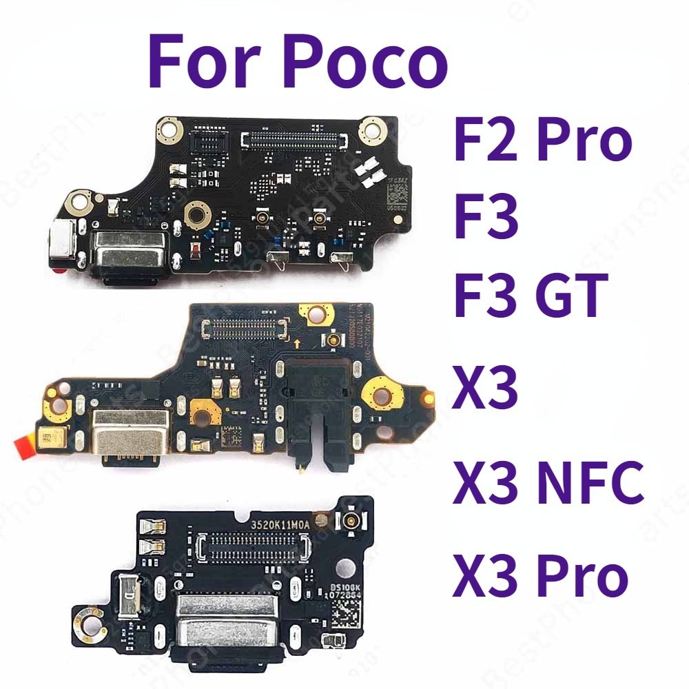 สําหรับ Xiaomi Original Charge Board Mi Poco F2 Pro F3 GT X3 NFC ชาร์จ ...