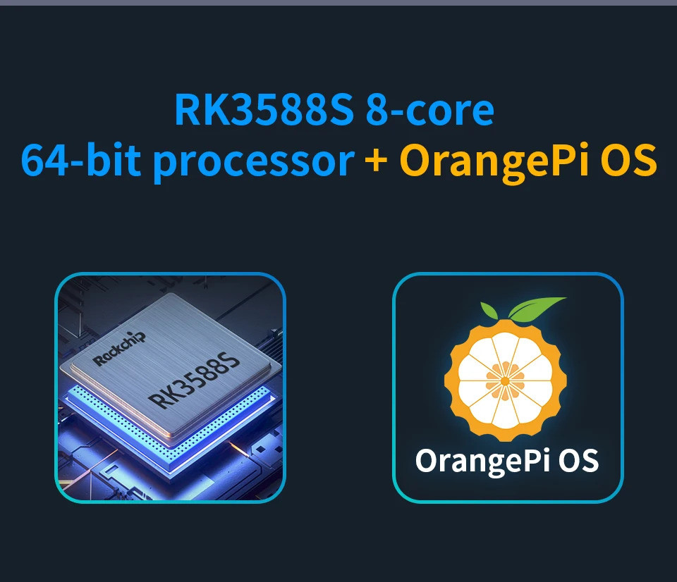 【In stock】Orange Pi 5 4GB RAM Single Board Computer RK3588S PCIE Module ...