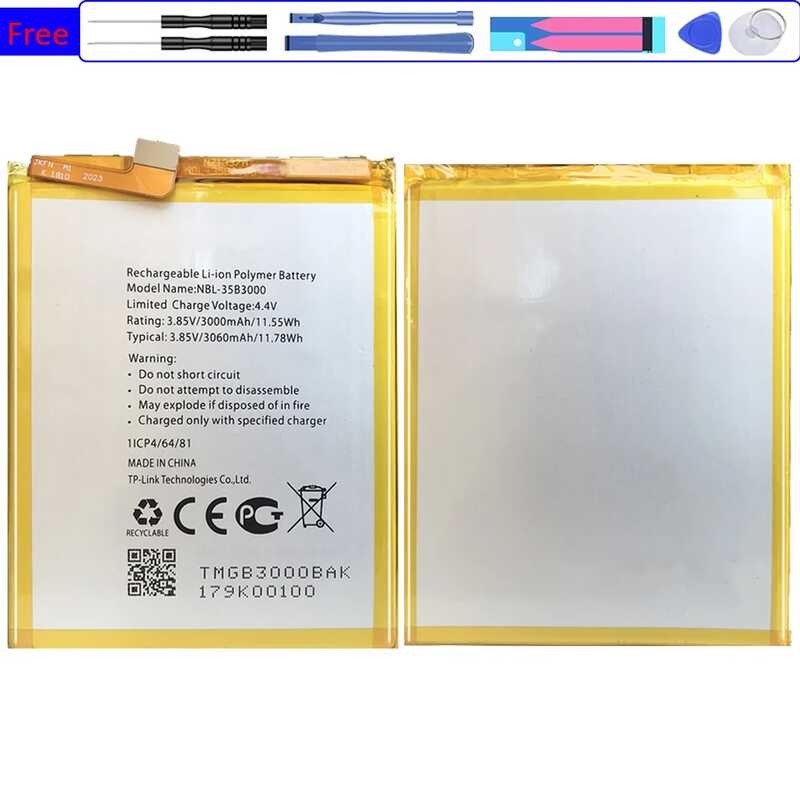 NBL-35B3000 แบตเตอรี่สำหรับการเชื่อมต่อ TP Neffos C7 Y7 TP910A TP910C ...