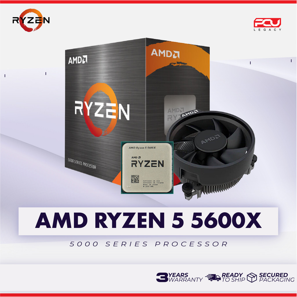 Amd RYZEN 5 5600X AM4 PROCESSOR | Shopee Thailand