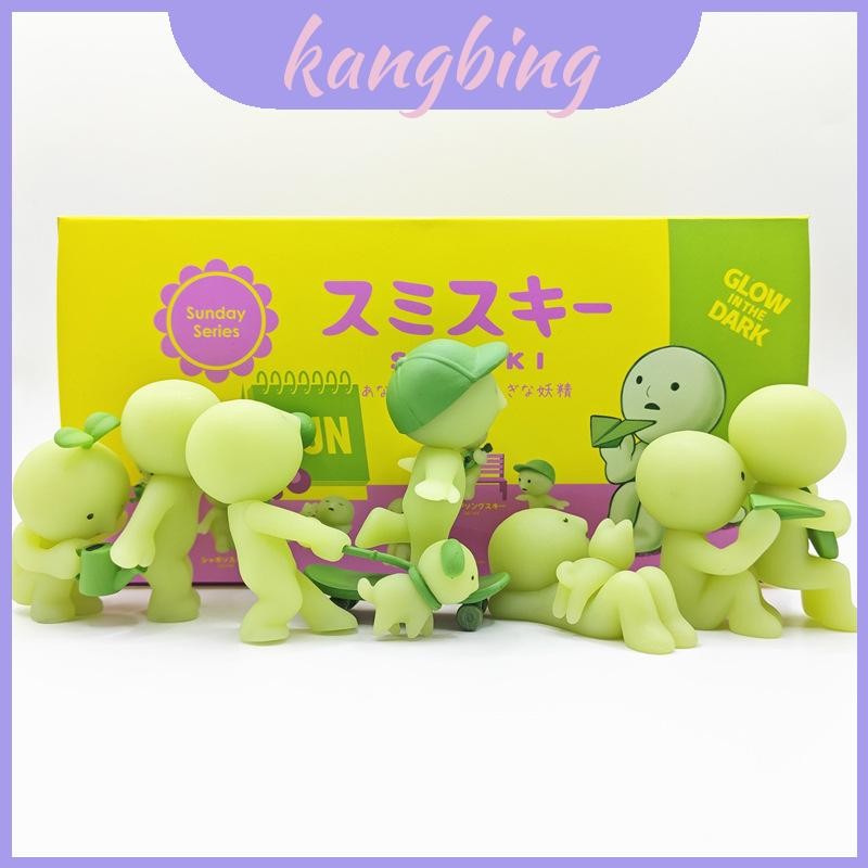Smiski Ghost Pvc ตุ๊กตาประกอบสําหรับเด็ก Nighttime และตกแต่ง | Shopee ...