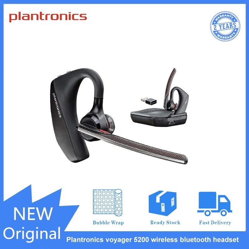 Plantronics Voyager 5200 Wireless Bluetooth headphone Smart Voice ...