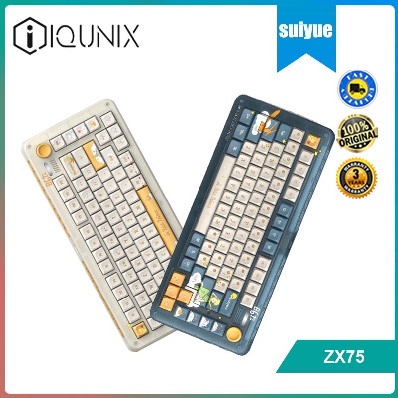 Iqunix ZX75 Little Prince คีย์บอร์ดไร้สาย สามโหมด | Shopee Thailand