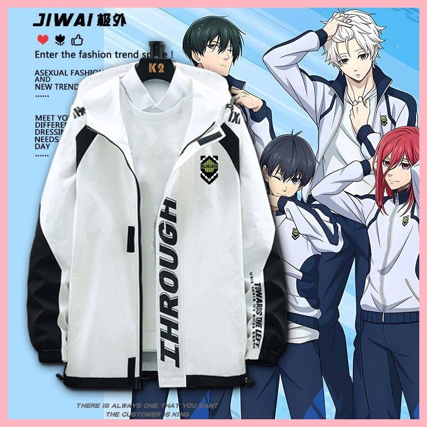 เสื้อแจ็คเก็ตแขนยาว BLUE LOCK Isagi Yoichi Bachira Meguru Kunigami ...