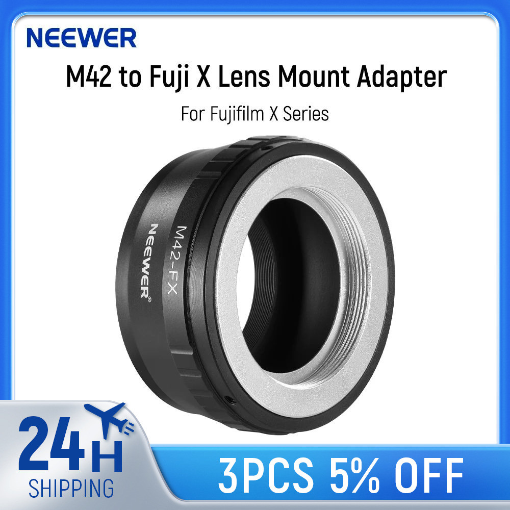Neewer M42 ถึง Fuji X เลนส์อะแดปเตอร์ใช้งานร่วมกับ M42 เลนส์ Fujifilm X ... Neewer M42 ถึง Fuji X เลนส์อะแดปเตอร์ใช้งานร่วมกับ M42 เลนส์ Fujifilm X ...