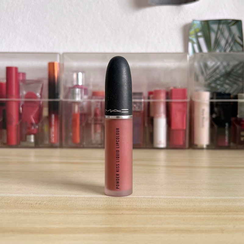 Mac powder kiss liquid lipcolour สี Date maker ตี80-90% สีสวยแพงมาก สี ...