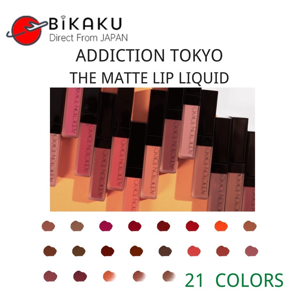 【Direct from Japan】 Addiction แอดดิคชั่น TOKYO The Matte Lip Liquid 6.5 ...