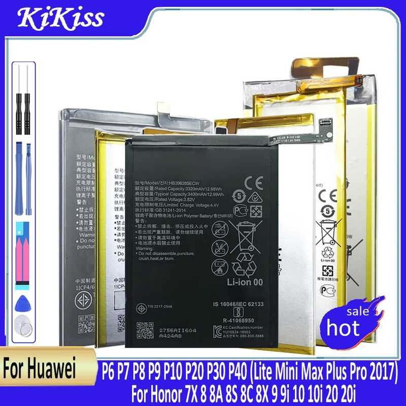 แบตเตอรี่ Huawei P6 P7 P8 P9 P10 P20 P30 P40 Lite Mini Max Plus Pro 2017 / แบตเตอรี่ Glory 7X 8 ...