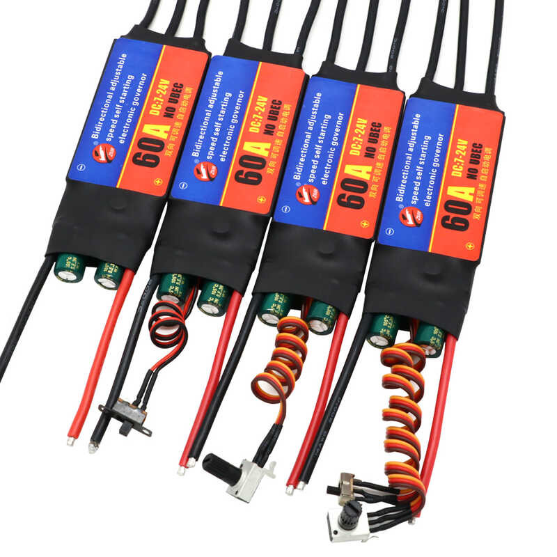 Δ ZMR 2-6S 30A 60A ESC สองทางเริ่มต้นด้วยตนเอง Brushless ควบคุมค ...