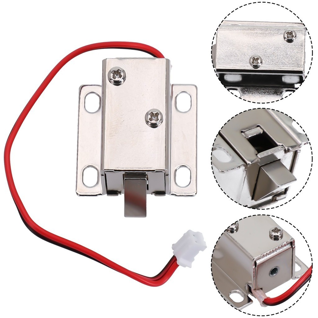 Lala_electronic Latch Lock Catch Door 12V แม่เหล็กไฟฟ้า Release ...