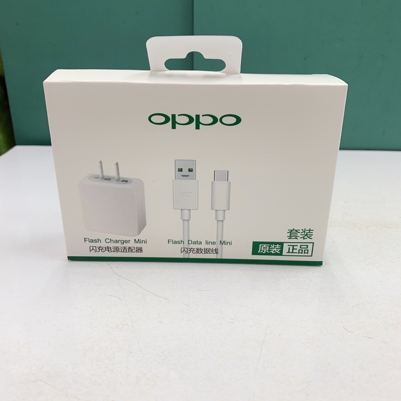 ประกัน1ปี ชุดชาร์จ OPPO Type-C fast charger Set VOOC หัวชาร์จ+สายชาร์จ สำหรับรุ่น Oppo A5 2020 ...