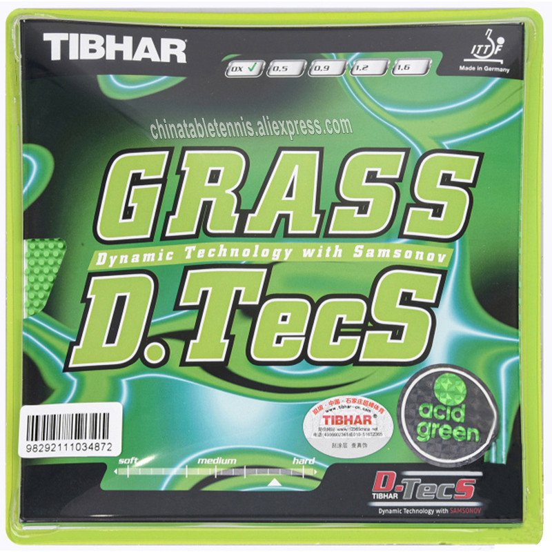 GRASS D.TECS Tibhar long pimples in and rubber without sponge xo table tennis rackets racquet ...