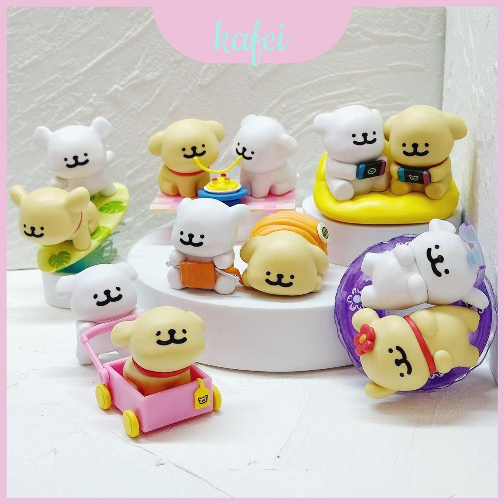 Maltese Dog Line Pvc ตัวเลขสะสมพร้อมการประกอบสําหรับโต๊ะและตกแต่ง ...