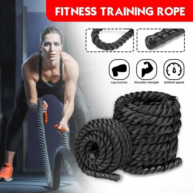 38Mm 9M 12M 15M Battle Force Rope | Shopee Thailand